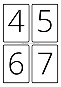 Cartes-mémoire : Les Chiffres 0 à 20 - Apprendre à la Maison